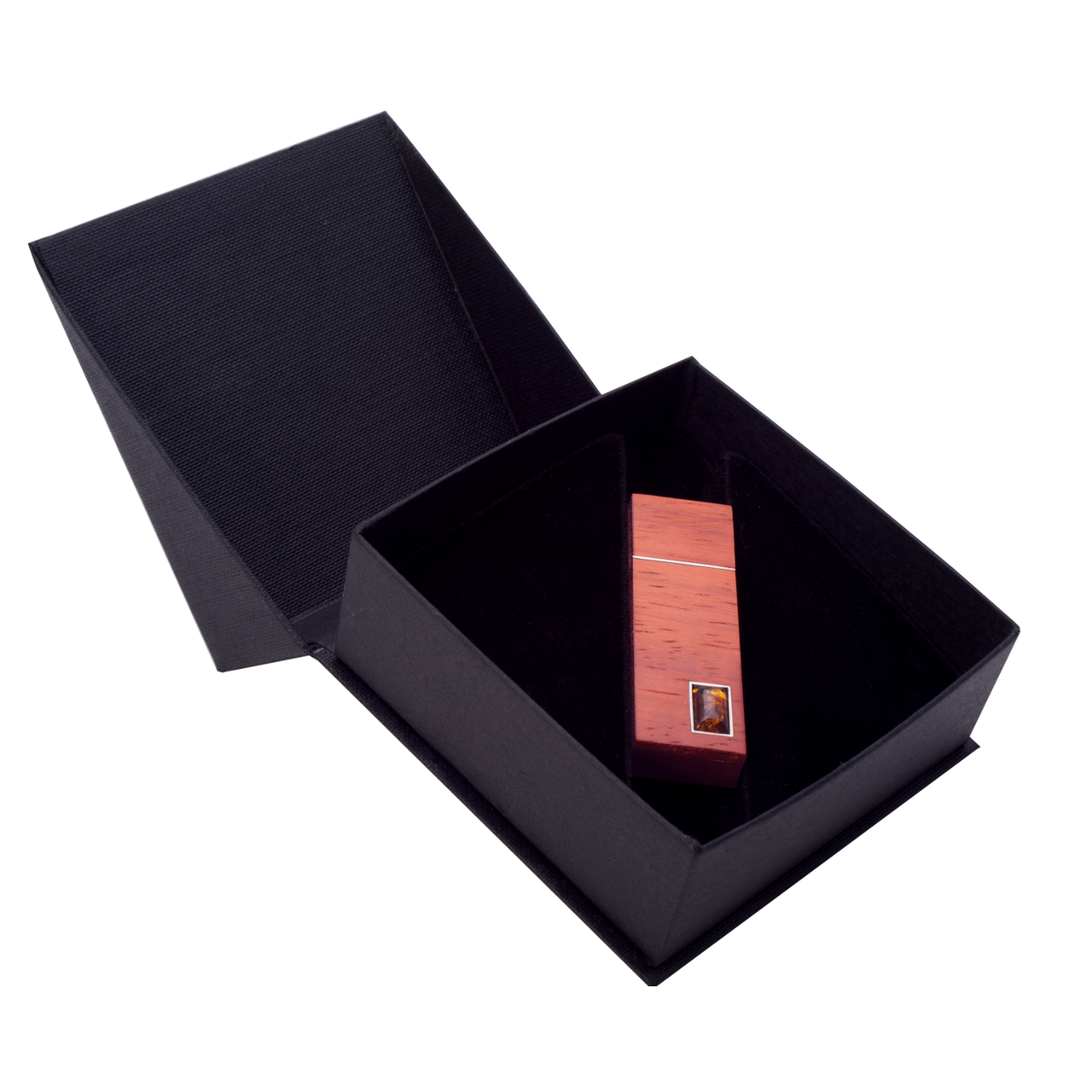 Handmade USB Flash Drive FS-044 (Prestige Amber) - Wood - Flashstore