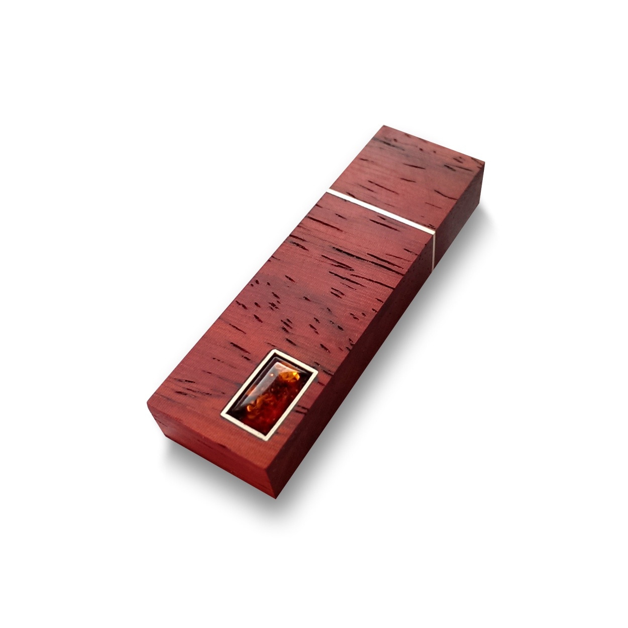 Handmade USB Flash Drive FS-044 (Prestige Amber) - Wood - Flashstore