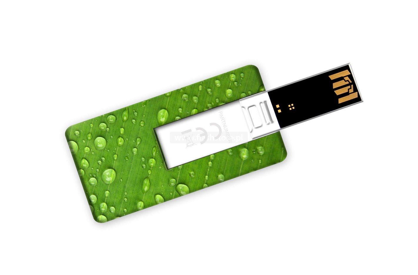 Branded USB Flash Drive FS-083-C (mini USB card) - Plastic - Flashstore